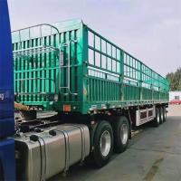 China 30 Tons Fence Semi Trailer LED Light 24V Kin Pin 2