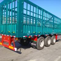 China 30 Tons Fence Semi Trailer LED Light 24V Kin Pin 2