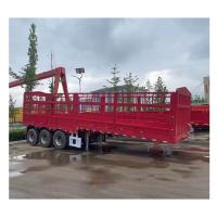 China 28 Ton Fence Semi Trailer For Vegetable And Cargo Transportation for sale