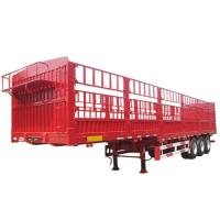 China 28 Ton Fence Semi Trailer For Vegetable And Cargo Transportation for sale