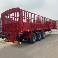 China Multi Purpose Fence Guard Semi Trailer For Coal And Vegetable Transport for sale