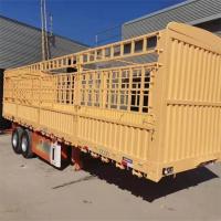 China 600mm-1700mm Side Wall Height Fence Semi Trailer With 2