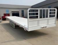 China 30-60 Tons Loading Capacity Flatbed Semi Trailer For Versatile Transportation Needs for sale