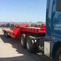 China 30-60 Tons Loading Capacity Flatbed Semi Trailer For Versatile Transportation Needs for sale