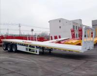China Suspension Spring Or Air Suspension Flatbed Semi Trailer For Truck Trailer for sale