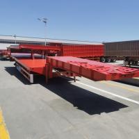 China Removable Side Wall Flatbed Semi Trailer For Heavy Duty Transportation for sale