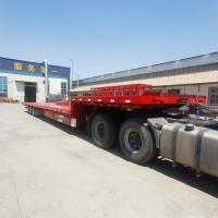 China Removable Side Wall Flatbed Semi Trailer For Heavy Duty Transportation for sale