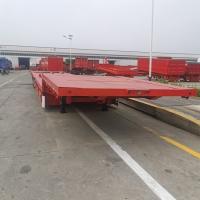 China Removable Side Wall Flatbed Semi Trailer For Heavy Duty Transportation for sale
