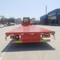 China Removable Side Wall Flatbed Semi Trailer For Heavy Duty Transportation for sale
