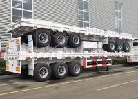 China Customizable Flatbed Semi Trailer Truck With 6mm Floor Plate for sale