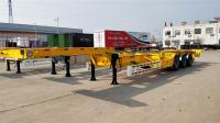 China Secure And Durable ABS Brake Skeleton Container Semi Trailer With 4/12 Twist Locks for sale