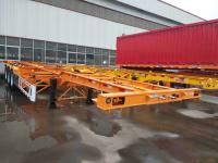 China Versatile Reefer Skeleton Carrier Trailer With WABCO Brake System And Air Suspension for sale