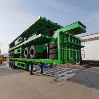 China Heavy Duty Skeleton Container Semi Trailer For Large Scale Cargo Transportation for sale