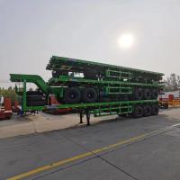 China Heavy Duty Skeleton Container Semi Trailer For Large Scale Cargo Transportation for sale