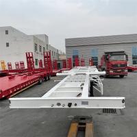 China Container Transportation Skeleton Heavy Trailer With ABS Brake 11R22.5 Tire for sale