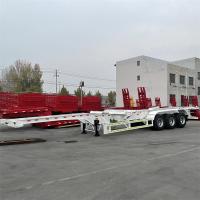 China Container Transportation Skeleton Heavy Trailer With ABS Brake 11R22.5 Tire for sale