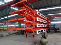 China 12.00R20 Tire Skeleton Container Semi Trailer With WABCO Or Haldex Brake System And 4/12 Twist Locks for sale