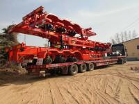 China 12.00R20 Tire Skeleton Container Semi Trailer With WABCO Or Haldex Brake System And 4/12 Twist Locks for sale