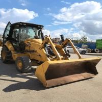 China Catpillar 420F Used Wheel Loader Backhoe 92KW Power for sale