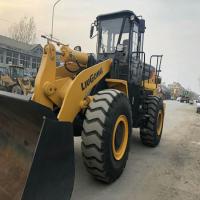China Front Loader Moving Type Used Wheel Loaders With 3.2m Bucket Width for sale