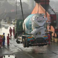 China Secondhand Mixer Truck 16500Kg Used Concrete Mixer Truck With 9.726L Engine for sale
