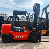 China Customizable Heli Forklift 42 Inch Fork Length Quad Mast Type for sale