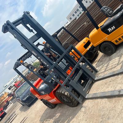 China Manual Transmission Used Forklift Standard Mast Type Second Hand Forklift for sale