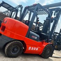 China Manual Transmission Used Forklift Standard Mast Type Second Hand Forklift for sale