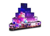 China CE FCC Led Flex Screen APEXLS Flexible Led Panel Video Screen for sale