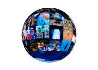 China SMD1515 P3mm Sphere LED Display Dia 2.6m 3m 5.5m Spherical Touch Screen for sale