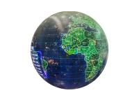 China 3D P5mm Sphere LED Display SMD1921 2.5m Diameter Spherical Screen for sale