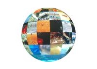 China HD P2.5mm Dia 2m Sphere Led Screen SMD1515 Indoor Advertising for sale