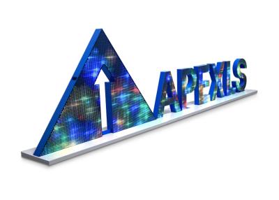 China APEXLS Ph2.5mm Business LED Display LOGO 1000Nits 1500Nits Customized for sale