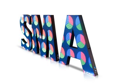 China P3mm Creative LED Display IP65 Waterproof LED Screen Business LOGO for sale