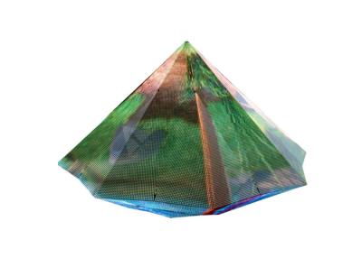 China Diamond Irregular LED Display P6 Outdoor LED Video Wall Advertising for sale