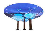 China Flexible Soft Life Tree Creative LED Display Screen P4  High Resolution for sale