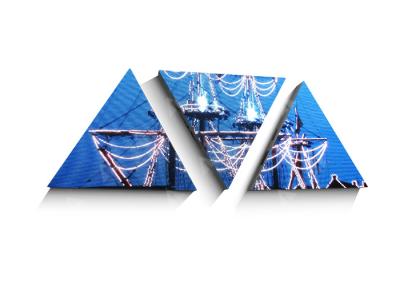 China Creative Triangle LED Display P6 Full Color LED Display Customized Cabinet for sale