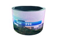 China 360 Degree Creative LED Display Screen P4 P6 P10 Cylindrical Led Screen for sale