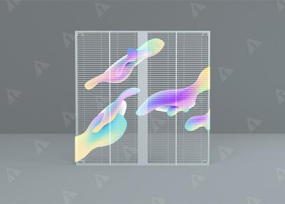 China P7.81 P10.41 LED Transparent Screen Outdoor Advertising Billboard Front / Back Access for sale