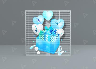 China 6000nit Transparent LED Display Screen SMD1921 For Technology Museum for sale