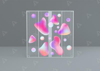 China APEXLS Transparent Advertising Screen Outdoor See Through Led Wall for sale