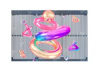 China Advertising Led Video Wall P25mm Led Curtain Screen Energy Saving for sale