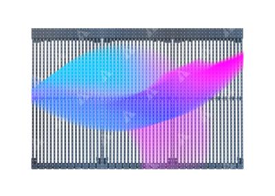 China 10000 Nit Led Drape Screen 2R2G2B High Transparent LED Screen for sale