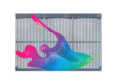 China DIP346 Outdoor LED Curtain Front Service LED Display Full Color for sale