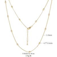 China Factory Wholesale 14k Gold Plated  Necklace Bracelet Oshaped Twist Box Chain Pendant for Diy Jewelry Accessories Making for sale