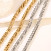 China Wholesale Fashion New Products Unique Design Snake Skin Pattern Stainless Steel Necklace PVD 14K Jewelry Necklace for sale