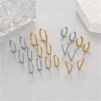 China Stainless Steel 18K PVD Plated Hoop Earrings Simple Versatile Suitable for Both Men and Women Hip Hop Style for sale