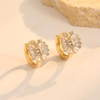 China Multi Shape 14K Gold Plated Sow Shape Evil Eye Ear Buckles Earrings Jewelries for Jewelry Earrings for sale