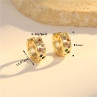 China Fashionable Gold-plated Designer Earrings Hypoallergenic Silver Pin Geometric Zircon Earrings for Women Zircon Hoop Earrings for sale