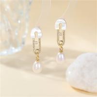China Fashion Maple Leaf Pearl Earring 14K Gold Plated Flower Studs 925 Silver Needle Hypoallergenic Butterfly Earrings for sale